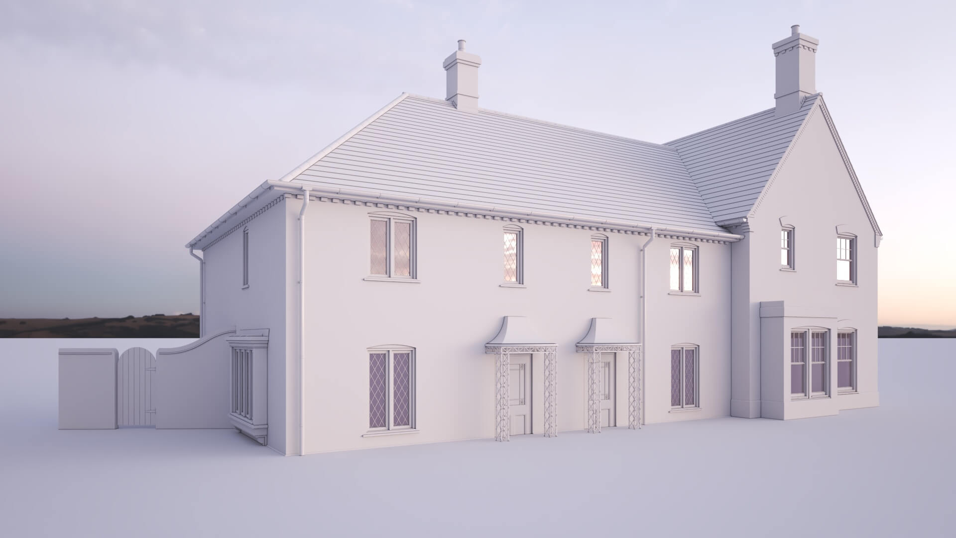 British House Bosc 3A3D - 3D Model by Cgseller2023