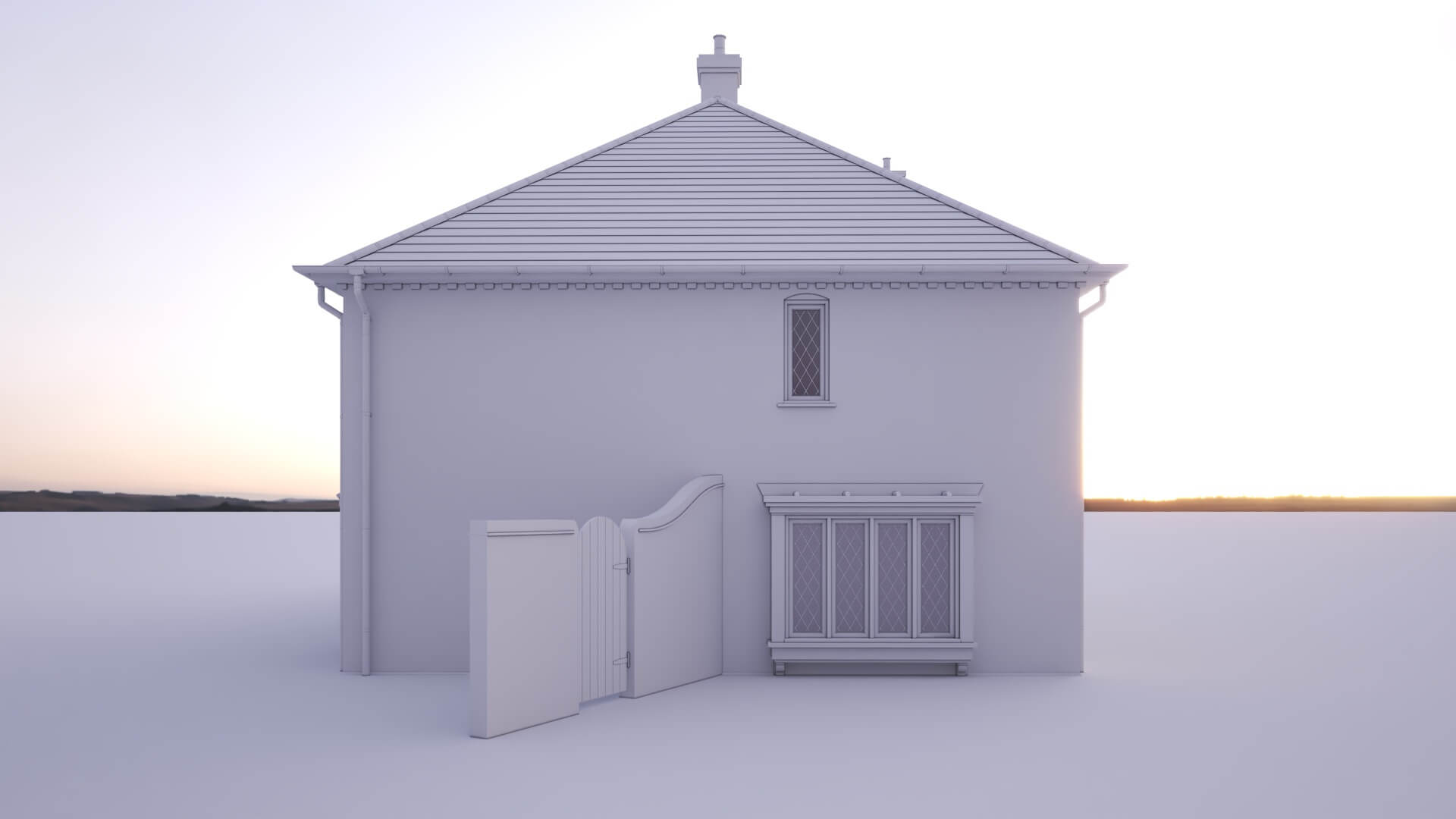 British House Bosc 3A3D - 3D Model by Cgseller2023