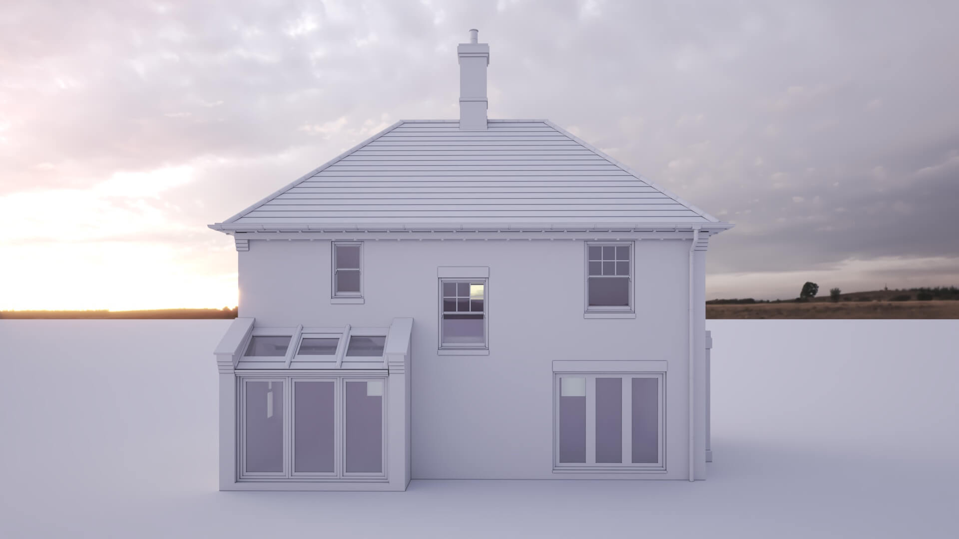 British House Bosc 3C - 3D Model by Cgseller2023