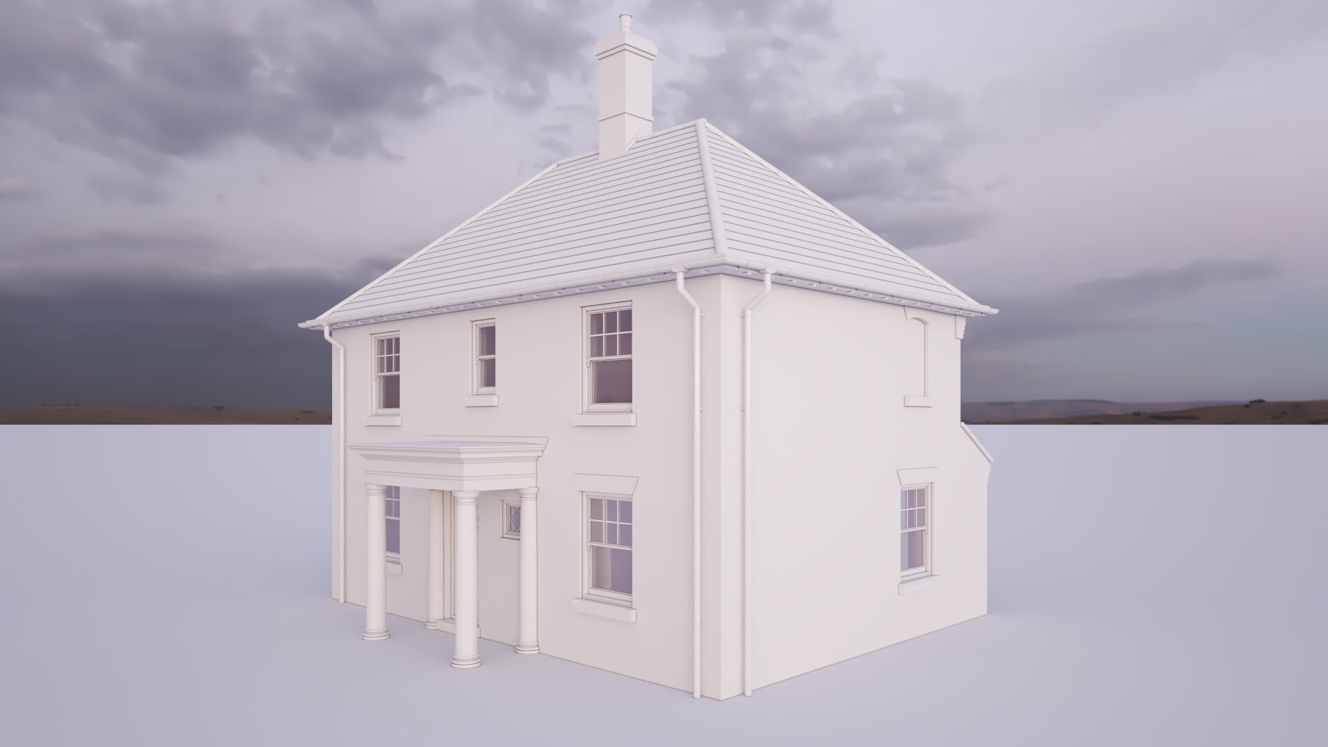 British House Bosc 3C - 3D Model by Cgseller2023