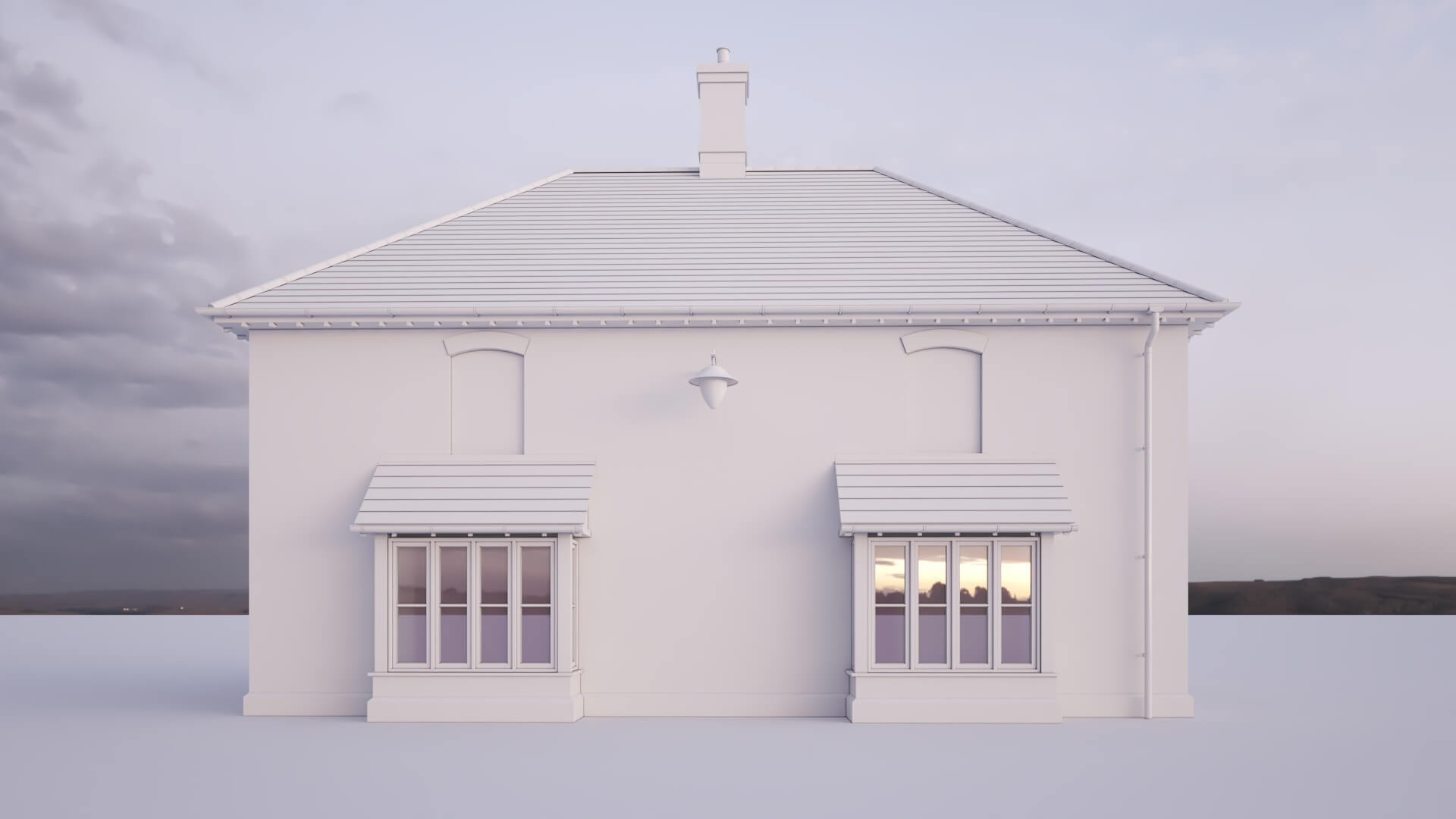British House Bosc 3D by Cgseller2023