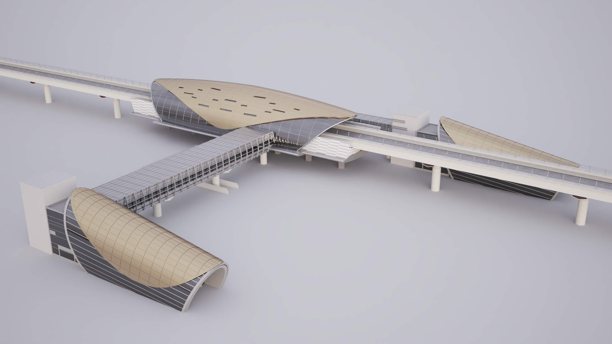 Dubai Metro Station - 3D Model by Cgseller2023