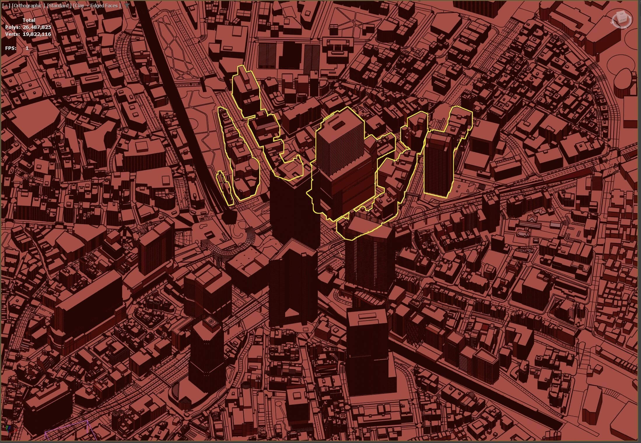 Tokyo City Shibuya 3D Model by Cgseller2023