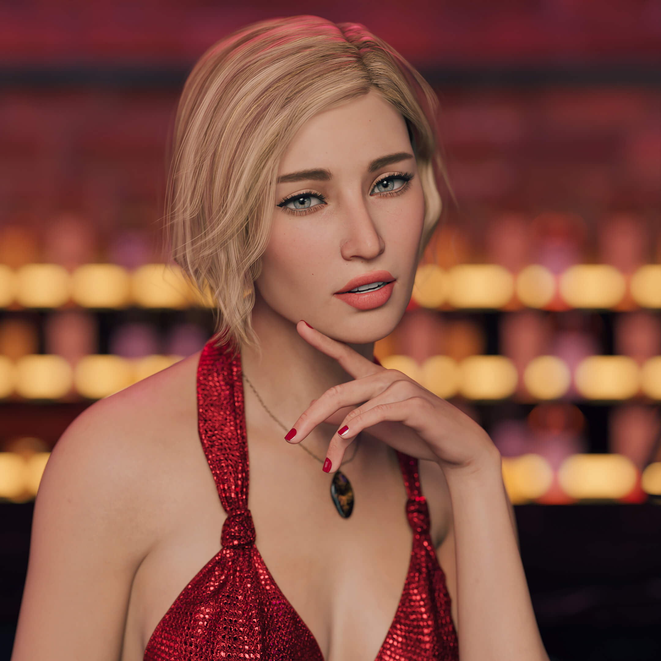 Jessica 3D Render, Digital Art by CGSerpent