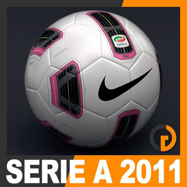 2010 2011 Serie A Lega Calcio Match Ball - 3D Model by CGShape