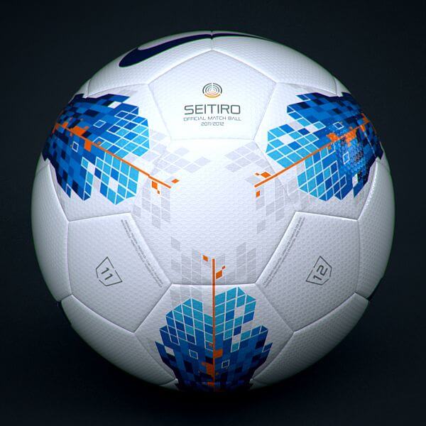 2011 2012 Premier League Match Ball - 3D Model by CGShape