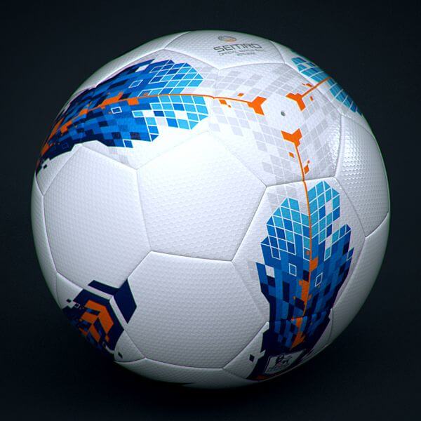 2011 2012 Premier League Match Ball - 3D Model by CGShape