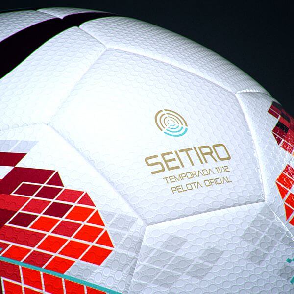2011 2012 Spanish La Liga Match Ball - 3D Model by CGShape
