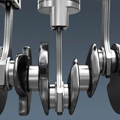 Animated L4 Engine Cylinders - 3D Model by CGShape
