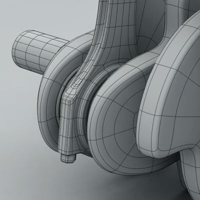 Animated L4 Engine Cylinders - 3D Model by CGShape