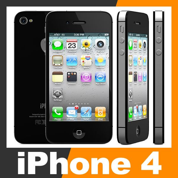 Apple iPhone 4 - 3D Model by CGShape