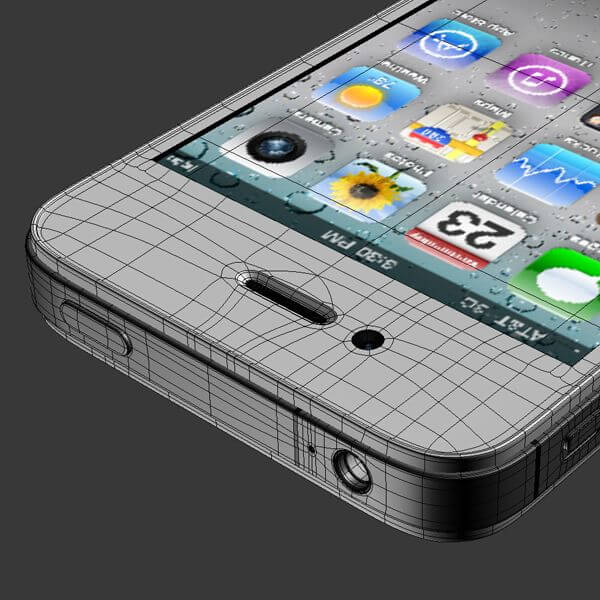 Apple iPhone 4S - 3D Model by CGShape