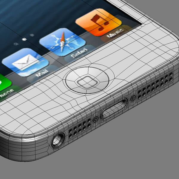 Apple iPhone 5 - 3D Model by CGShape