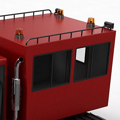 Chair Lift Snowcat Snowplow Snowplough - 3D Model by CGShape