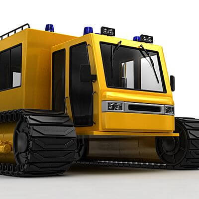 Chair Lift Snowcat Snowplow Snowplough - 3D Model by CGShape