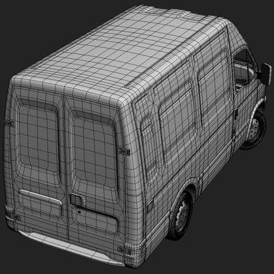 Delivery Van UPS - 3D Model by CGShape