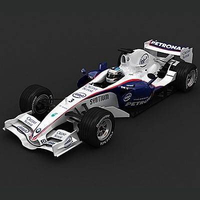 F1 2008 Cars and Helmets - 3D Model by CGShape