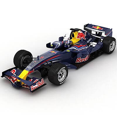 F1 2008 Red Bull RB4 - 3D Model by CGShape