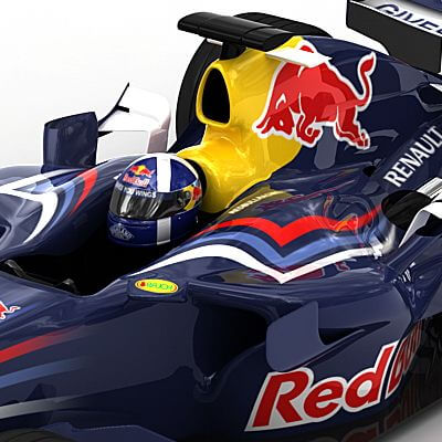 F1 2008 Red Bull RB4 - 3D Model by CGShape