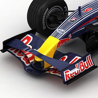 F1 2008 Red Bull RB4 - 3D Model by CGShape