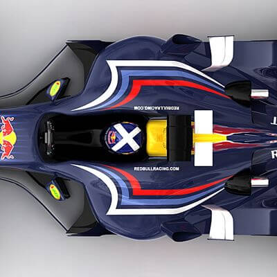 F1 2008 Red Bull RB4 - 3D Model by CGShape