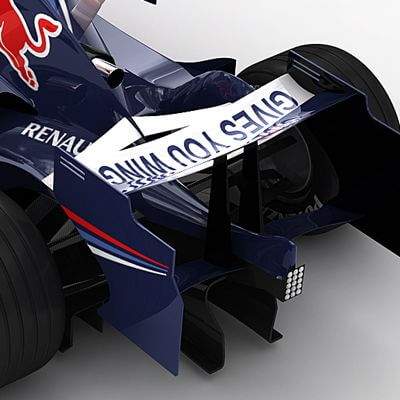 F1 2008 Red Bull RB4 - 3D Model by CGShape