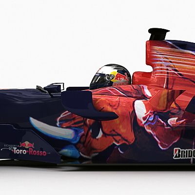 F1 2008 Scuderia Toro Rosso STR3 - 3D Model by CGShape