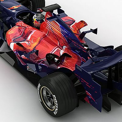 F1 2008 Scuderia Toro Rosso STR3 - 3D Model by CGShape