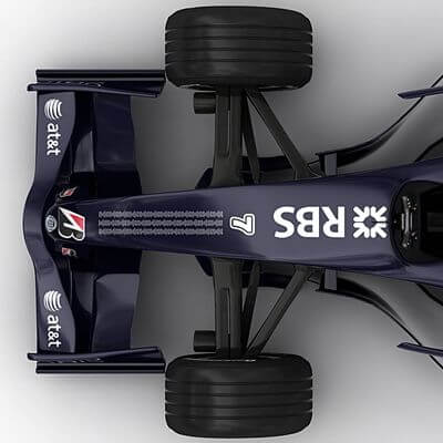 F1 2008 Williams Toyota FW30 - 3D Model by CGShape