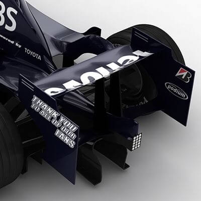 F1 2008 Williams Toyota FW30 - 3D Model by CGShape