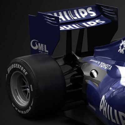 F1 2009 AT&T Williams Toyota FW31 - 3D Model by CGShape