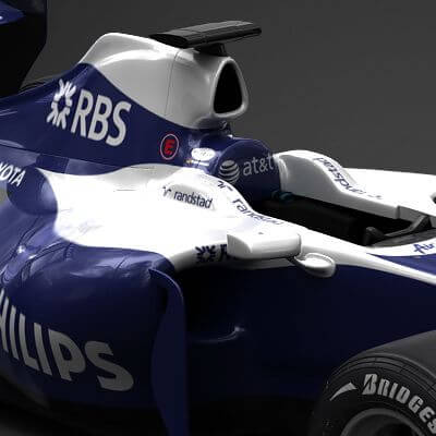 F1 2009 AT&T Williams Toyota FW31 - 3D Model by CGShape
