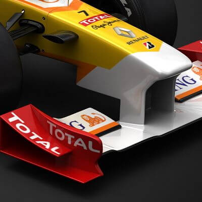 F1 2009 ING Renault R29 - 3D Model by CGShape