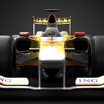 F1 2009 ING Renault R29 - 3D Model by CGShape