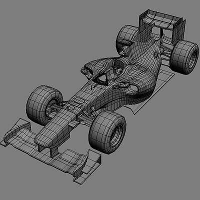 F1 2009 ING Renault R29 - 3D Model by CGShape