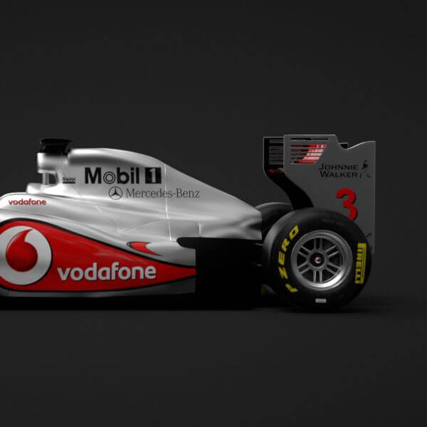 F1 2011 McLaren MP4-26 Vodafone Mercedes 3D Model by CGShape