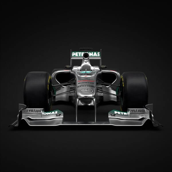 F1 2011 Mercedes MGP W02 GP Petronas Team - 3D Model by CGShape