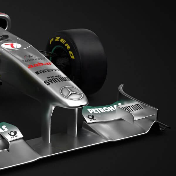 F1 2011 Mercedes MGP W02 GP Petronas Team - 3D Model by CGShape