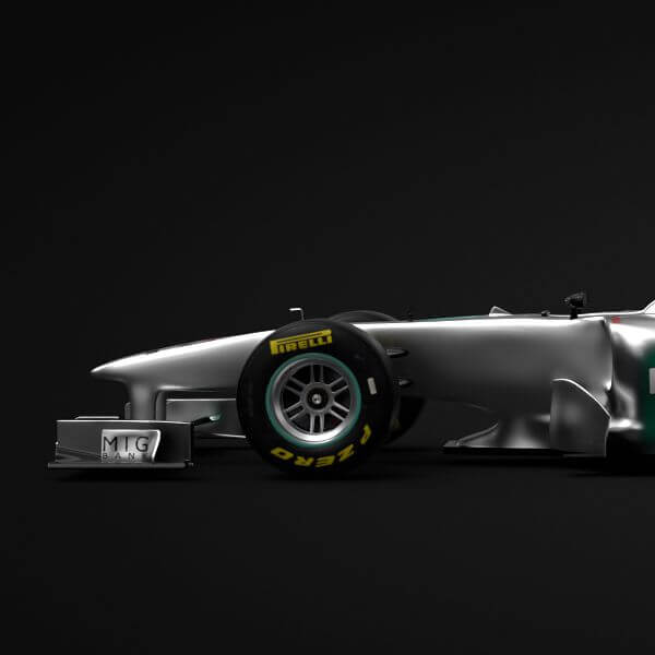 F1 2011 Mercedes MGP W02 GP Petronas Team - 3D Model by CGShape