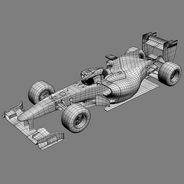 F1 2011 Mercedes MGP W02 GP Petronas Team - 3D Model by CGShape