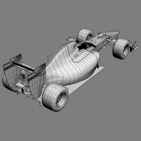 F1 2011 Mercedes MGP W02 GP Petronas Team - 3D Model by CGShape