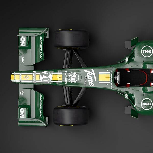 F1 2012 Caterham CT01 - 3D Model by CGShape