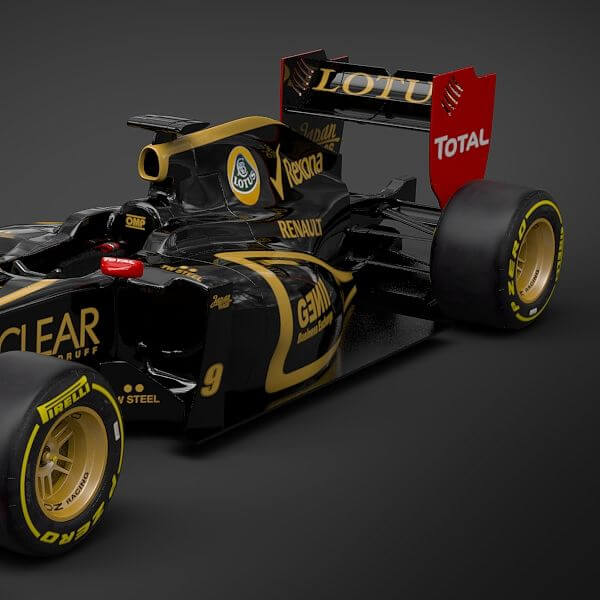 F1 2012 Lotus E20 - 3D Model by CGShape