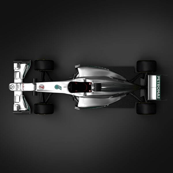 F1 2012 Mercedes W03 AMG Petronas - 3D Model by CGShape