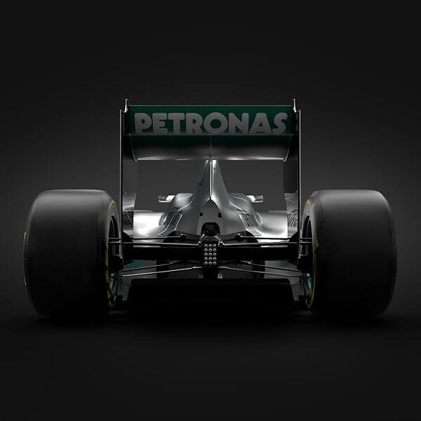 F1 2012 Mercedes W03 AMG Petronas - 3D Model by CGShape