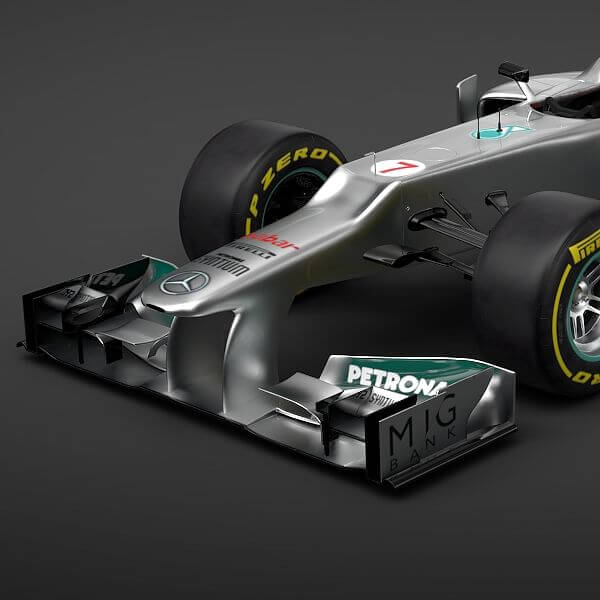 F1 2012 Mercedes W03 AMG Petronas - 3D Model by CGShape