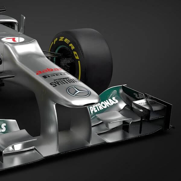 F1 2012 Mercedes W03 AMG Petronas - 3D Model by CGShape
