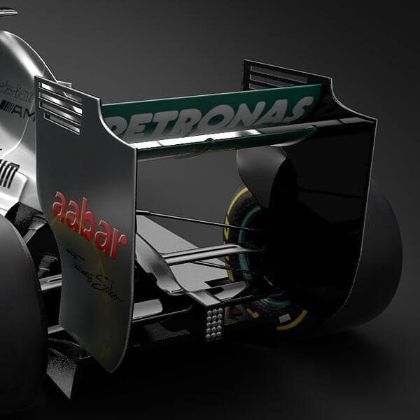 F1 2012 Mercedes W03 AMG Petronas - 3D Model by CGShape