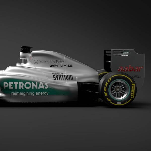 F1 2012 Mercedes W03 AMG Petronas - 3D Model by CGShape