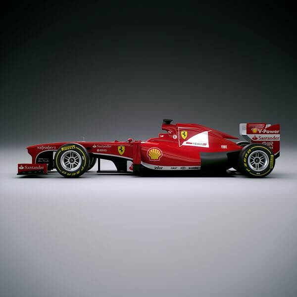 F1 2013 Cars and Helmets - 3D Model by CGShape